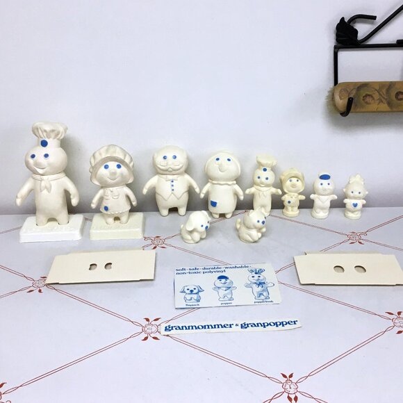 Pillsbury | Toys | Vintage 97s Pillsbury Dough Boy Poppin Fresh Family ...